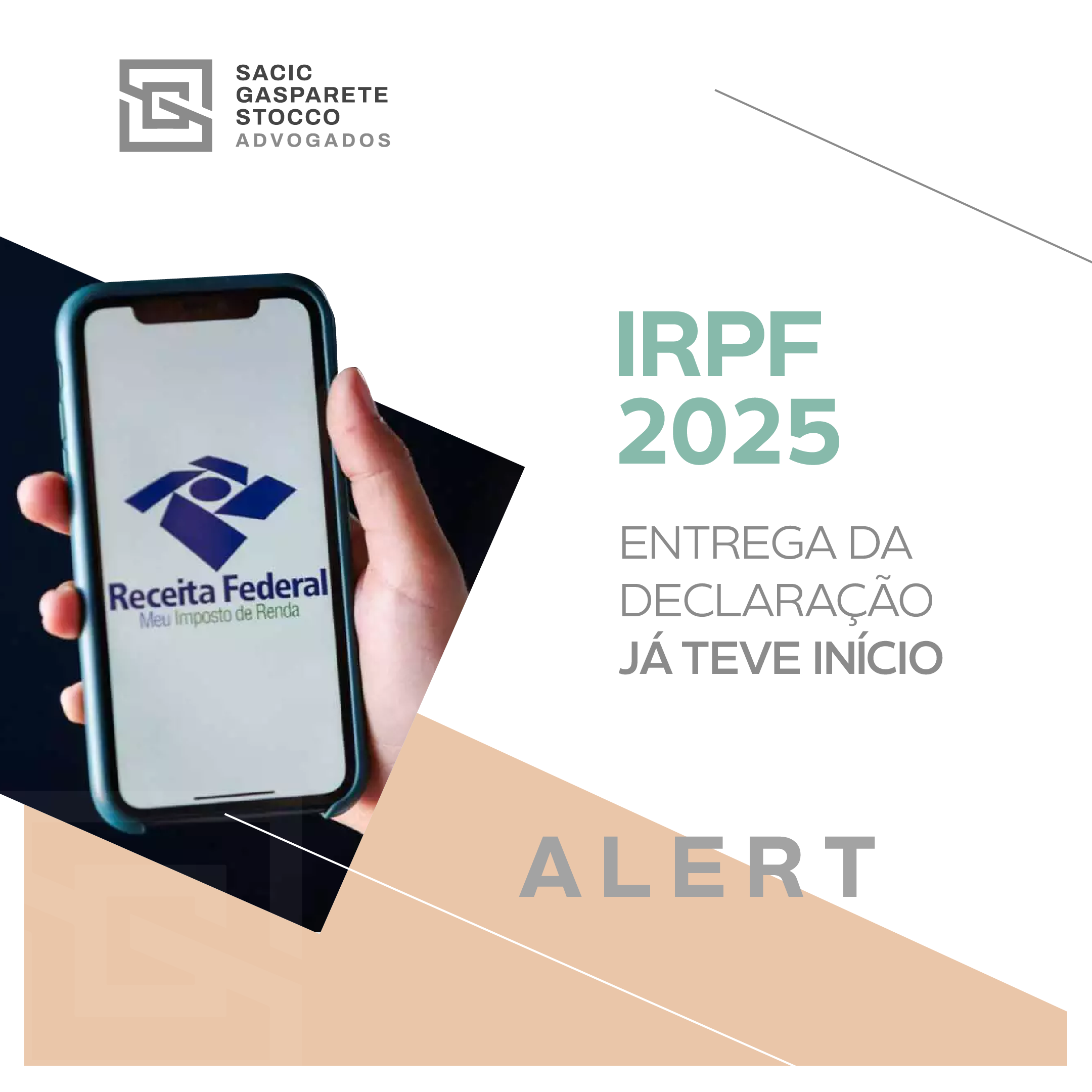 IRPF 2025: Entrega da Declaração já teve início | SACIC, GASPARETE E ...